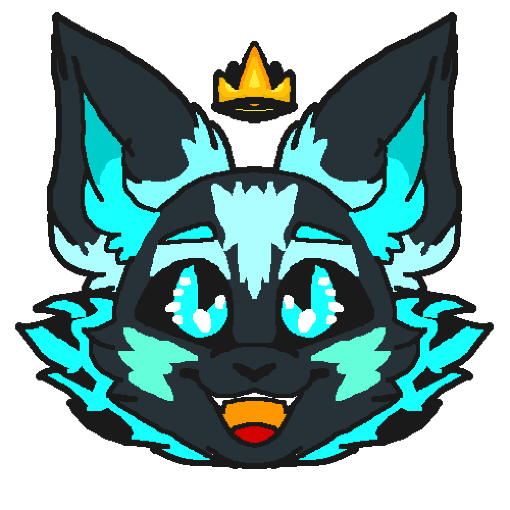 Editing Dox with a crown - Free online pixel art drawing tool - Pixilart