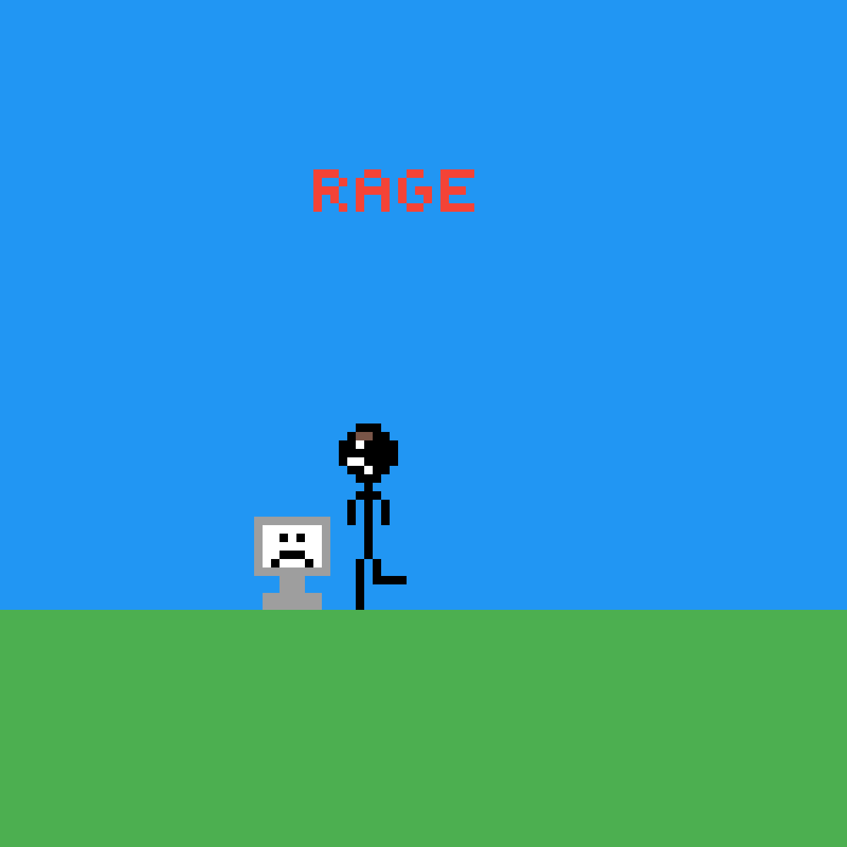 Pixilart - RAGE by pixel-pro-589