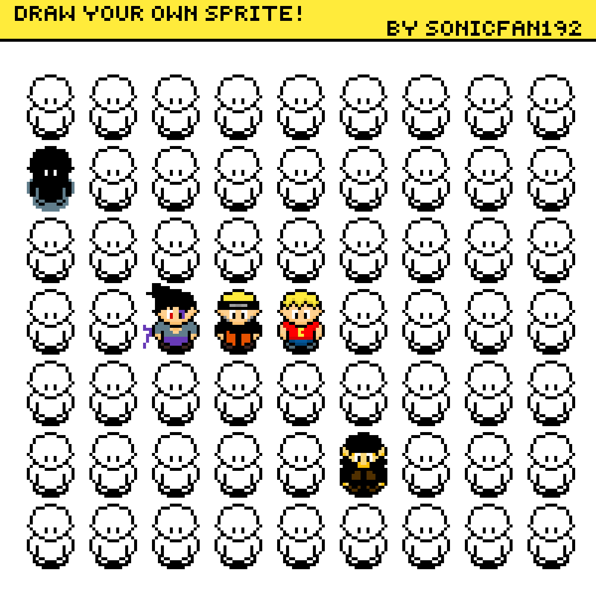 Editing Draw your own sprite! - Free online pixel art drawing tool ...