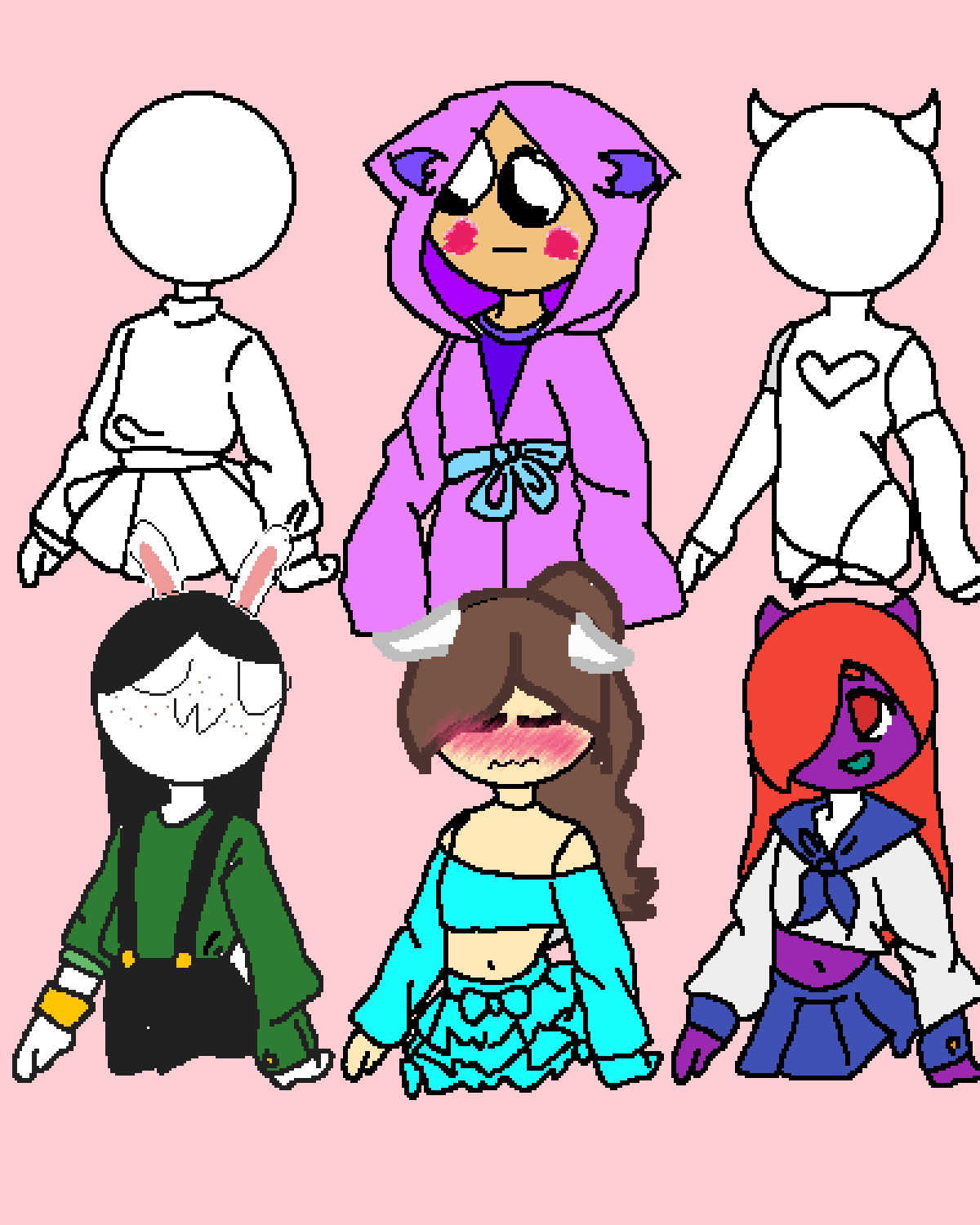 Pixilart - cute collab by cheese-god