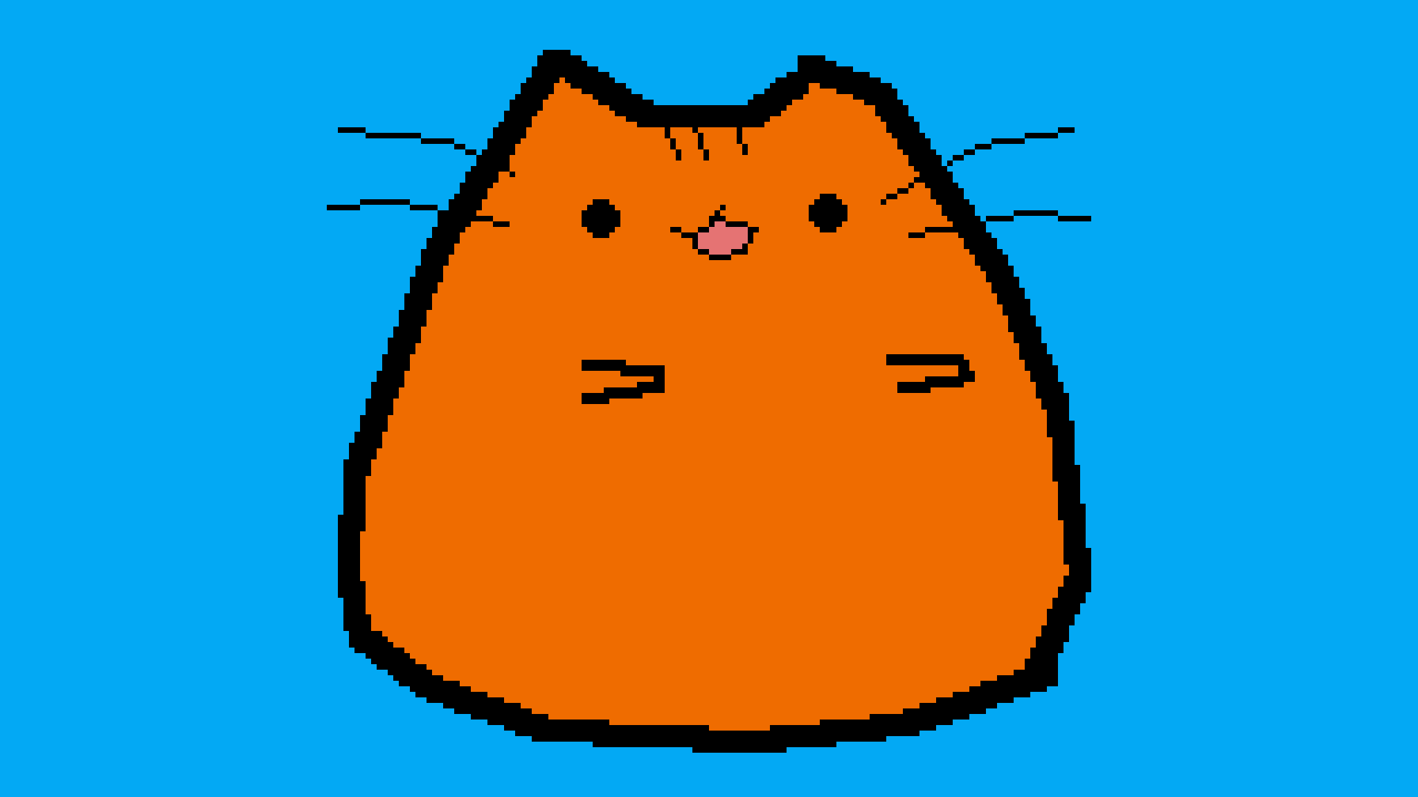Pixilart - ginger cat by pop216g