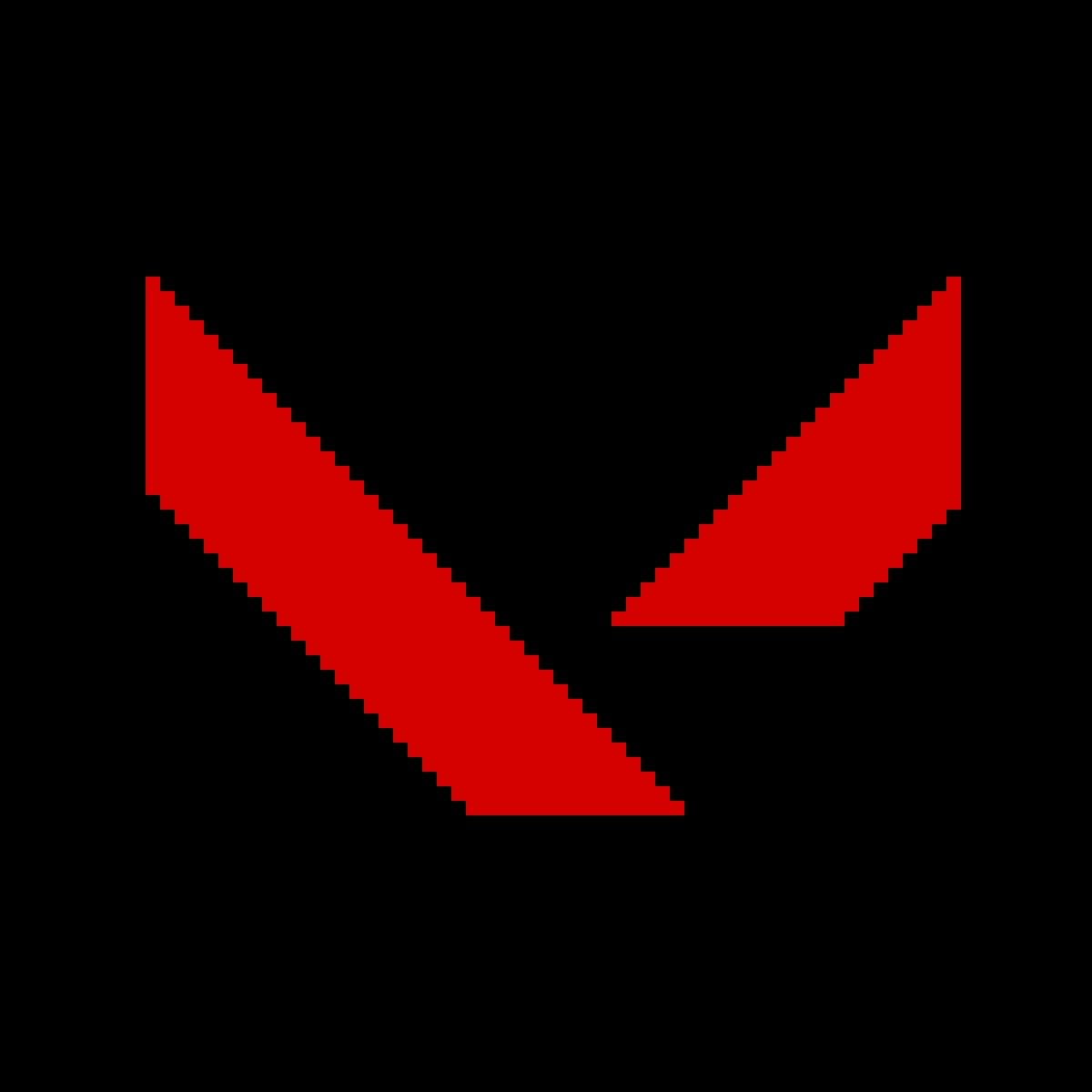 Pixilart - Valorant Logo by IceCube627