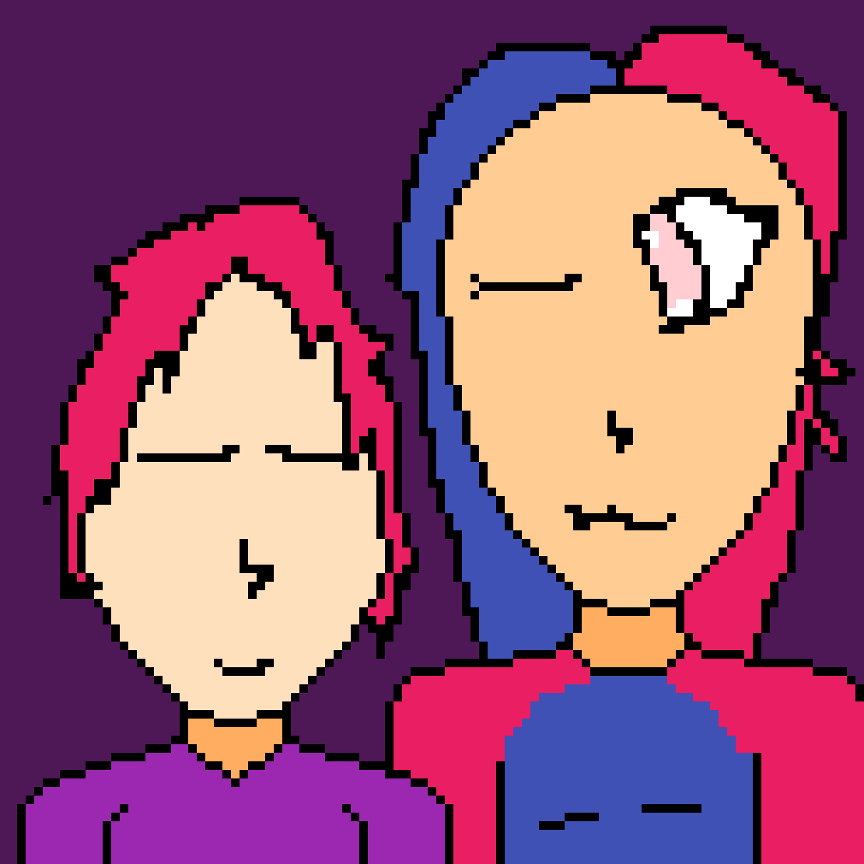 Editing chase x skye pawpatrol - Free online pixel art drawing tool ...