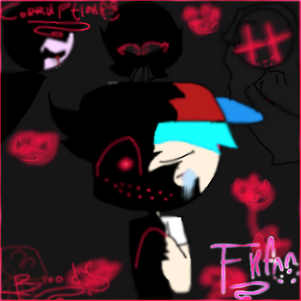 Pixilart - Fnf Corruption by xXBloodyNightXx