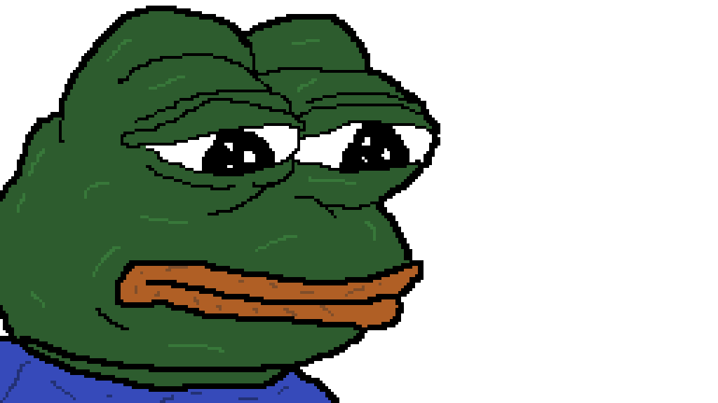 Pixilart - pepe by JEFFERSON