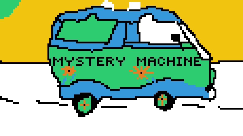Editing MYSTERY MACHINE - Free online pixel art drawing tool - Pixilart