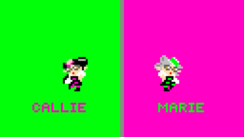 Callie And Marie Pixel Art Callie | Fantendo Game Ideas & More
