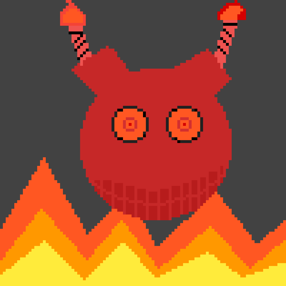 Pixilart - Demon Whitty by Bill-Mr-D-Bendy