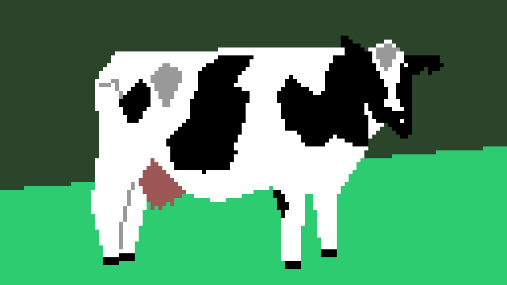 Pixilart - Cow by Moo4boy