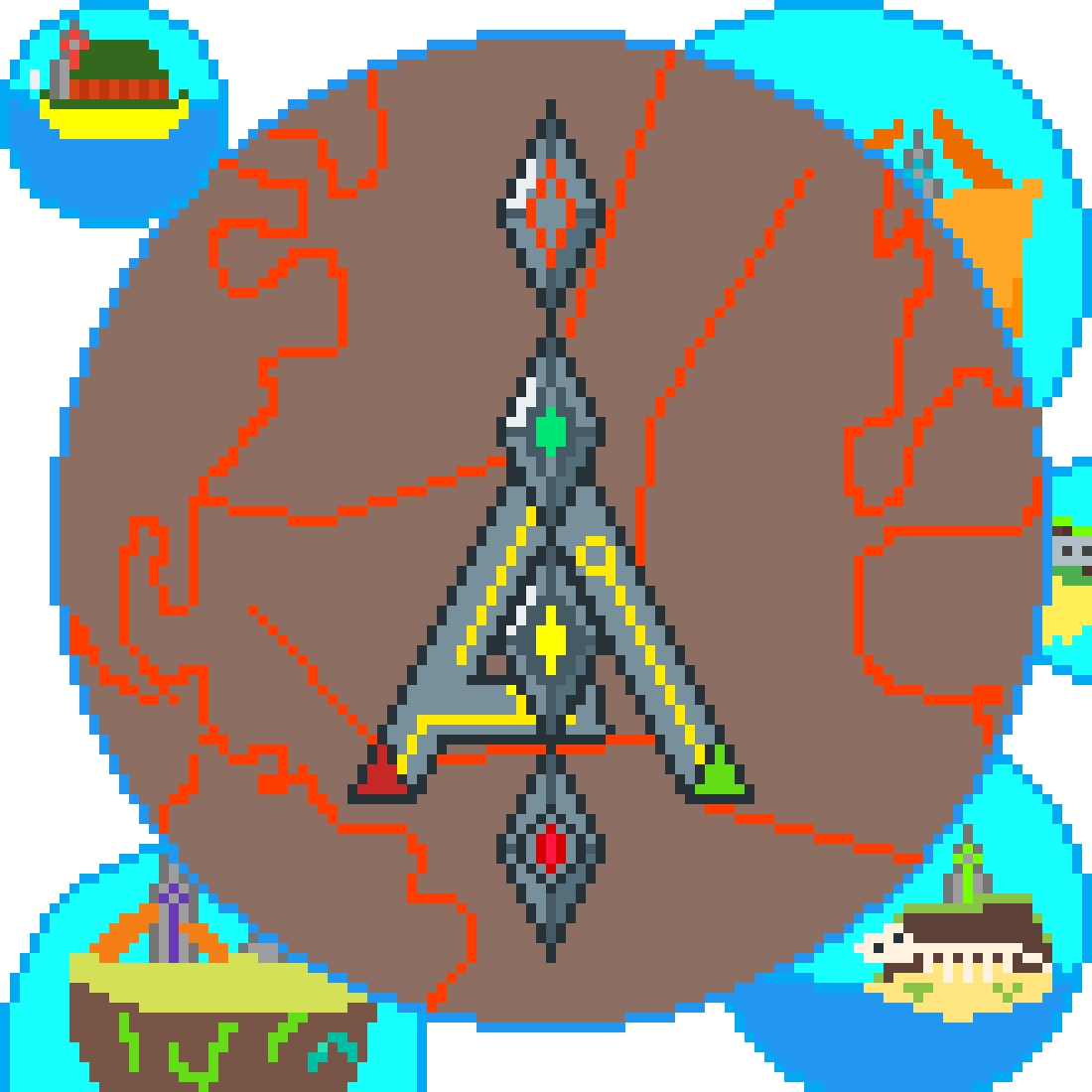 Editing Ark Maps and Specimen Implants - Free online pixel art drawing ...