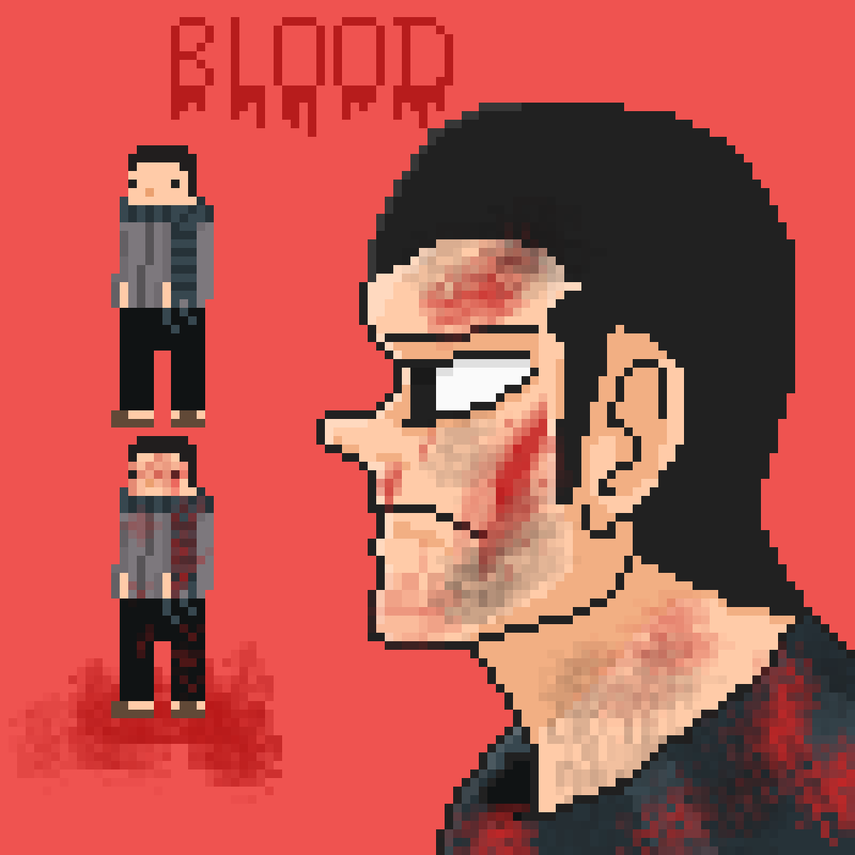 Pixilart - blood by Biruliro