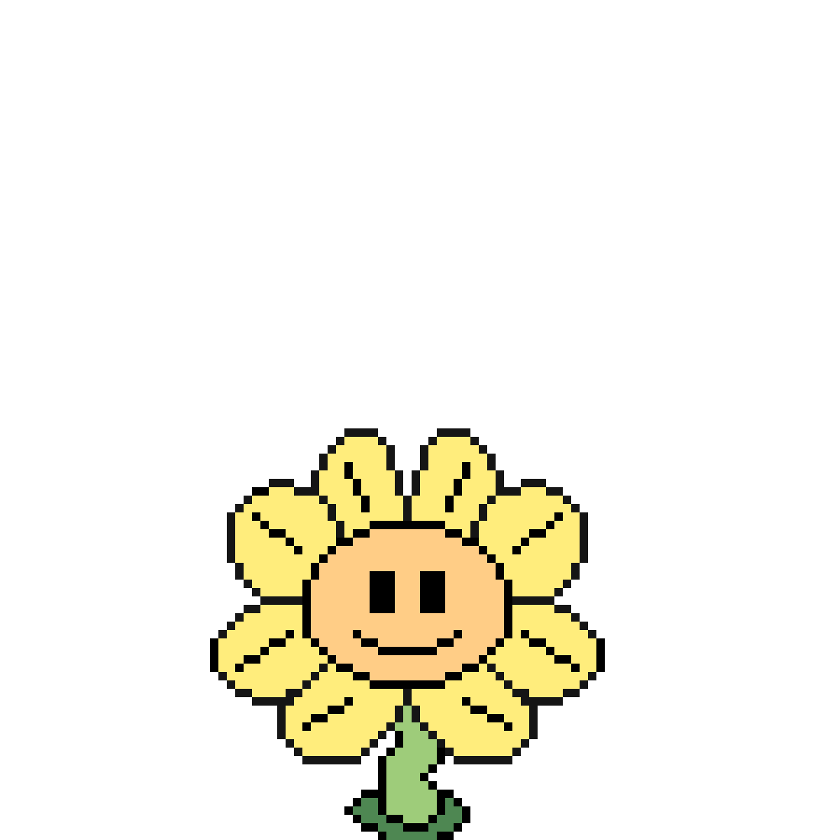 Pixilart - Member Flowey Colored by Member-Sans