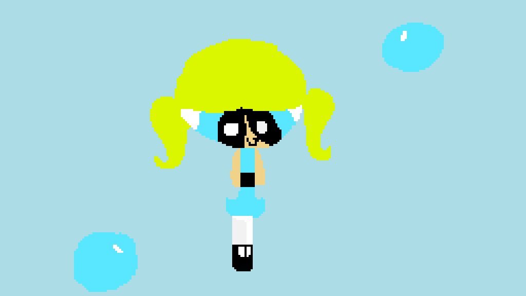Editing Powerpuff Girls Bubbles - Free online pixel art drawing tool ...