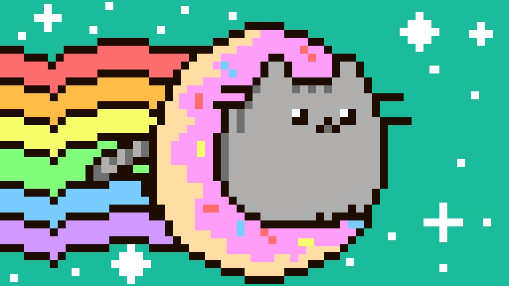 Pixilart - Pusheen by Anonymous