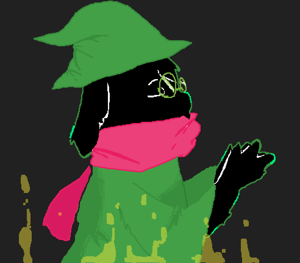 Pixilart - .☆~Ralsei's healing prayer~☆. by Climphy64