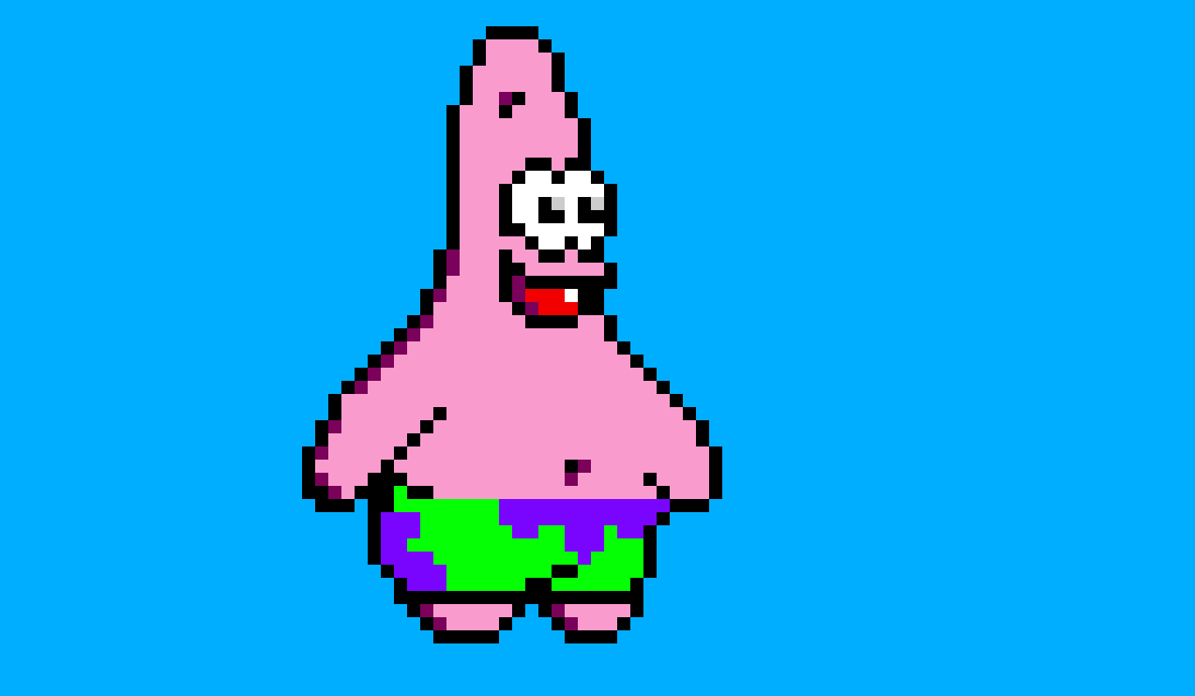 Editing Patrick Star - Free online pixel art drawing tool - Pixilart