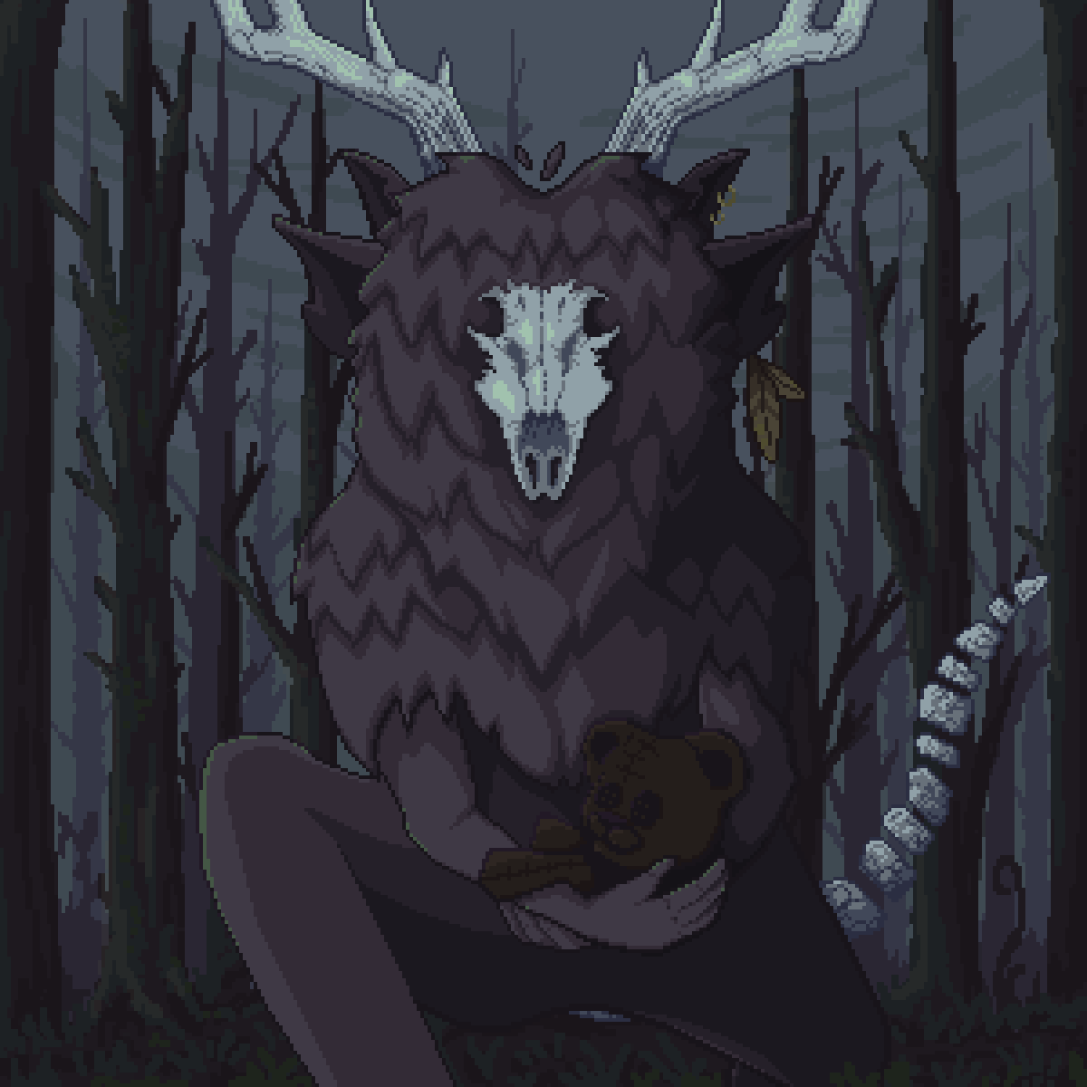 Pixilart - Wendigo by GoatChicken