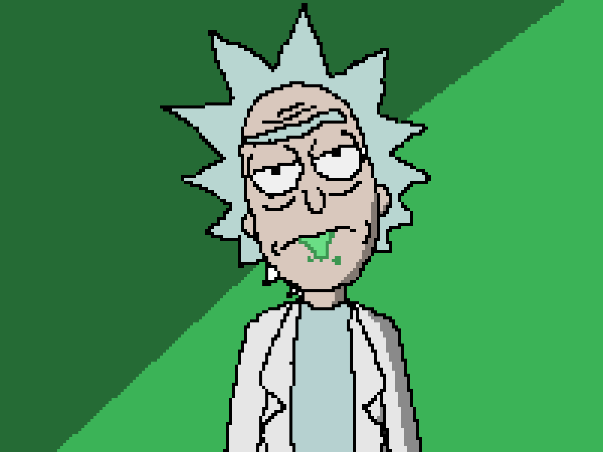 Pixilart - Rick Sanchez by SpicyAlchemist