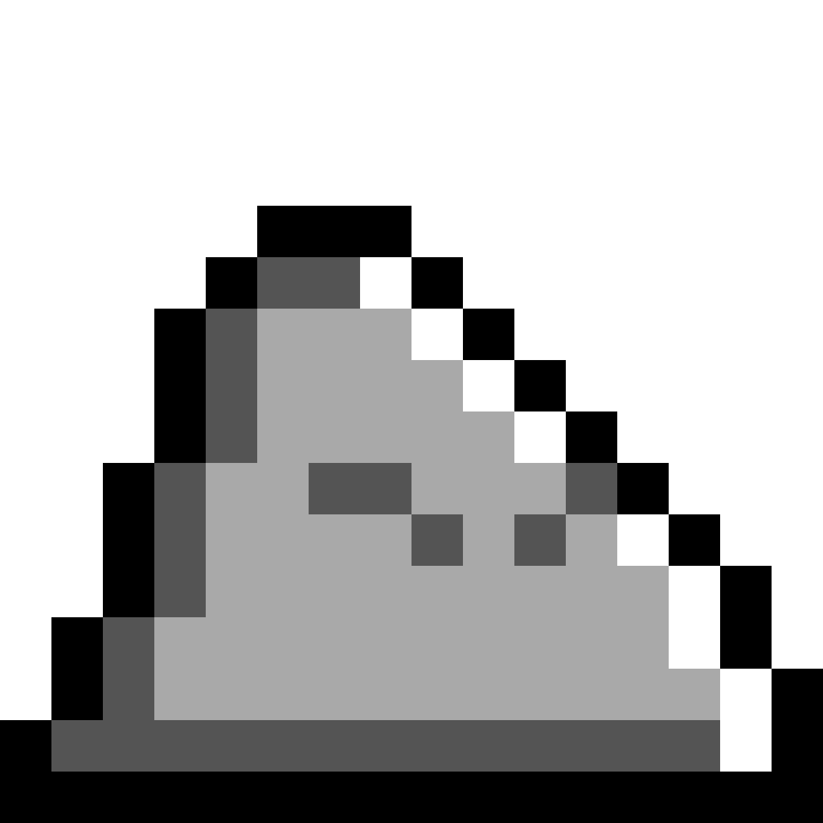 Pixilart - Just a Rock by Pixel-Dee