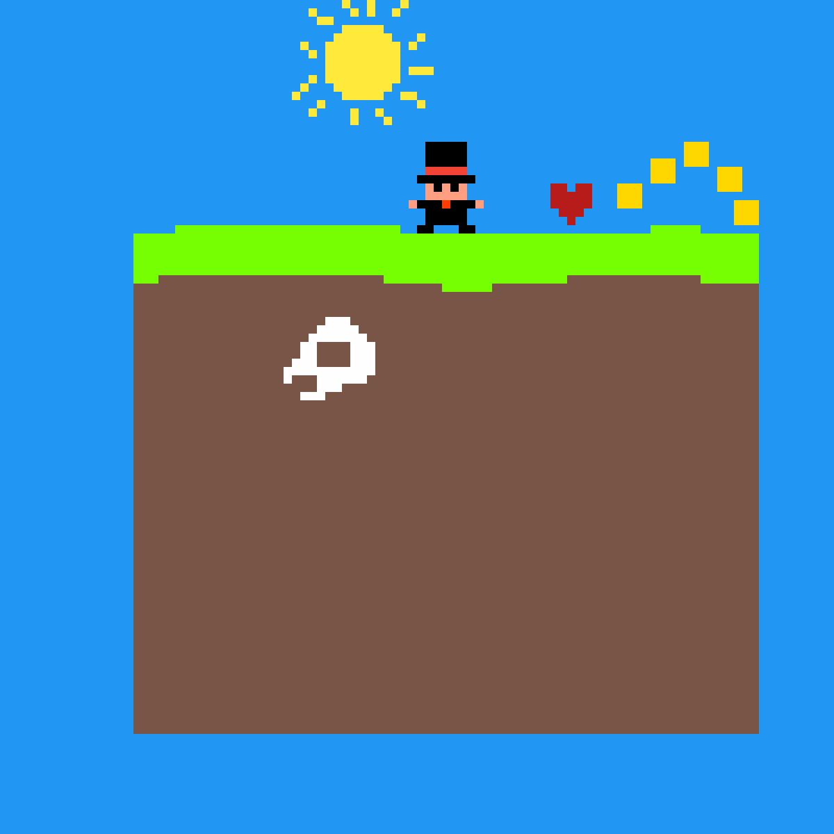 Editing mr.Top hat - Free online pixel art drawing tool - Pixilart