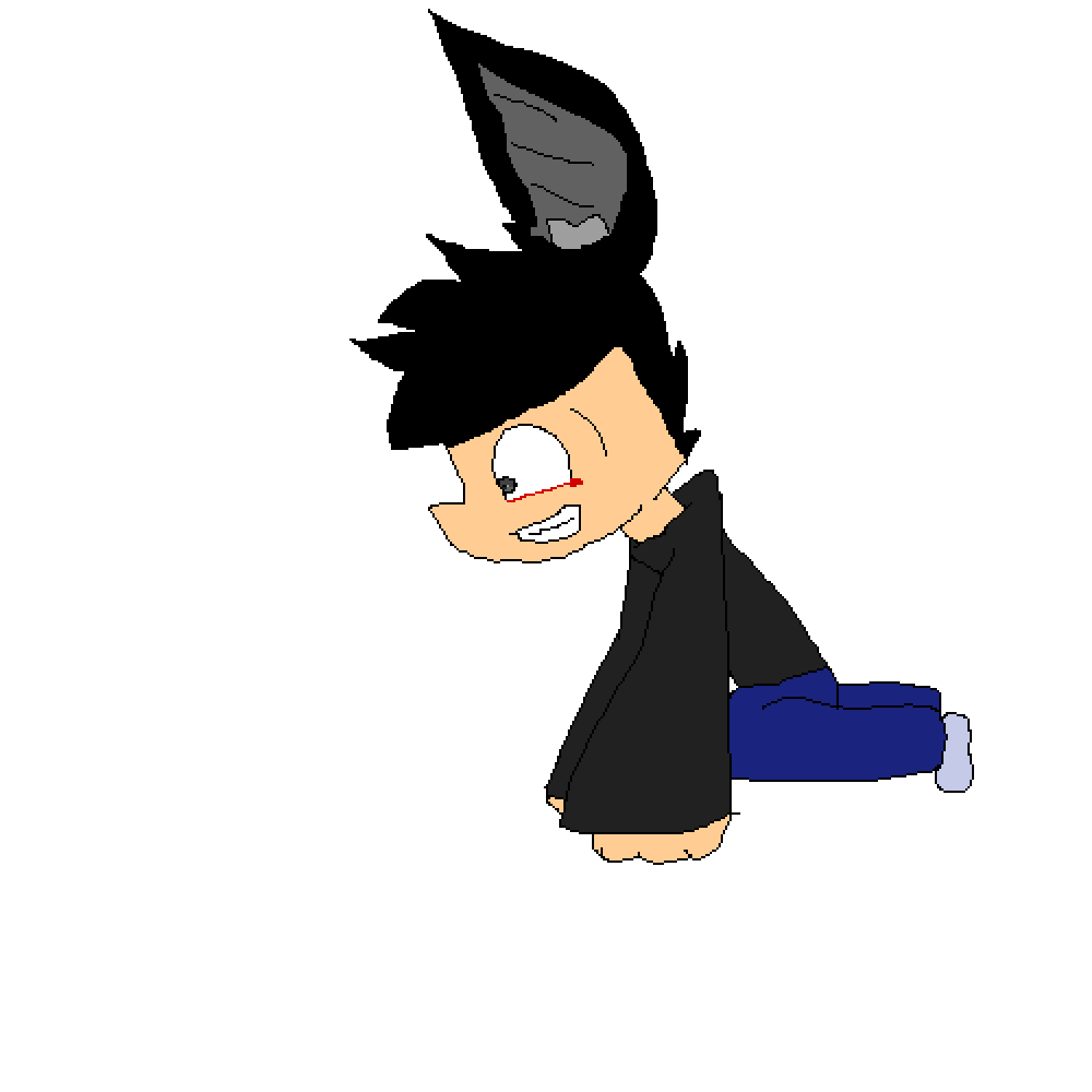 Pixilart - boy with bat ears crying by ShirMogo9640
