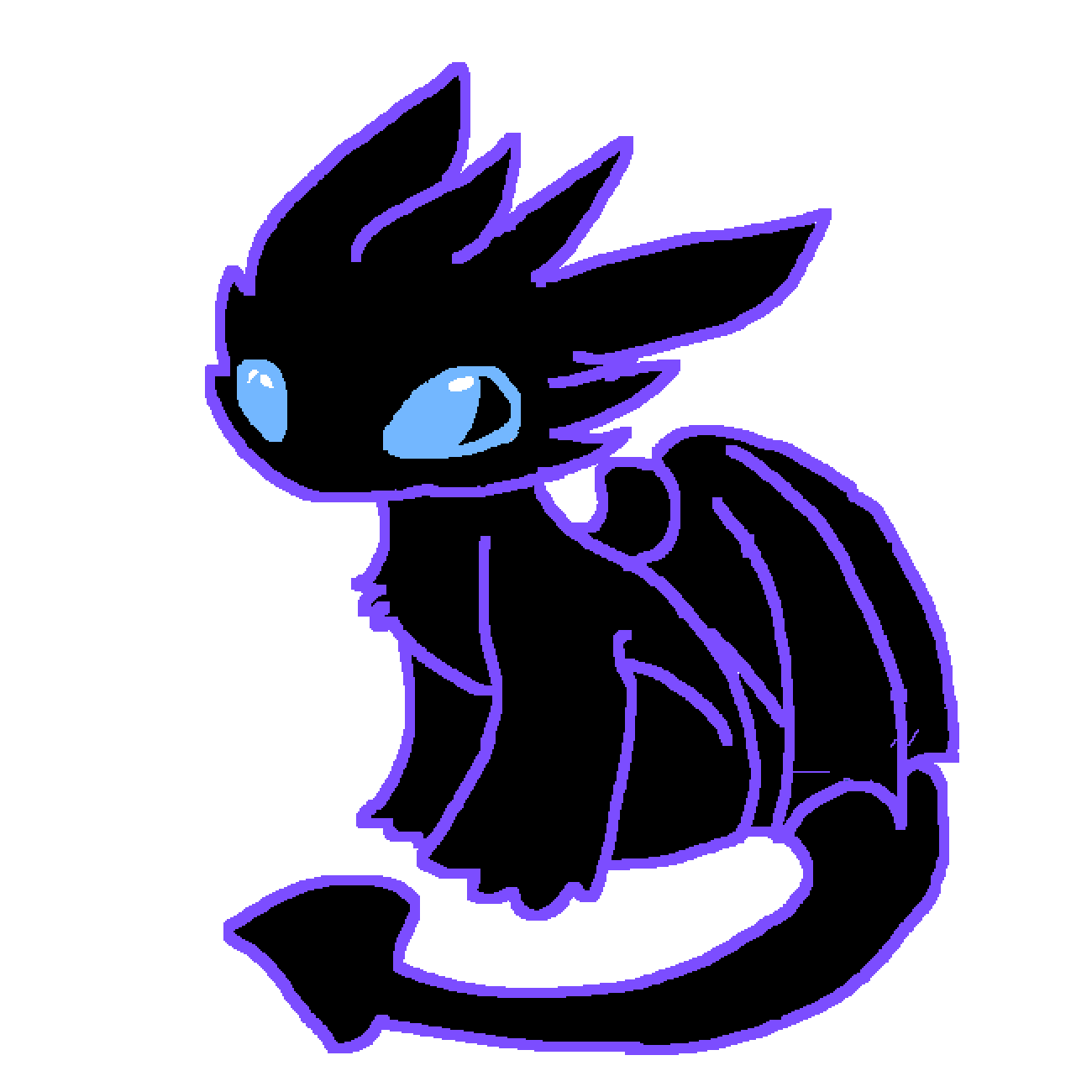 Editing TOOTHLESS - Free online pixel art drawing tool - Pixilart