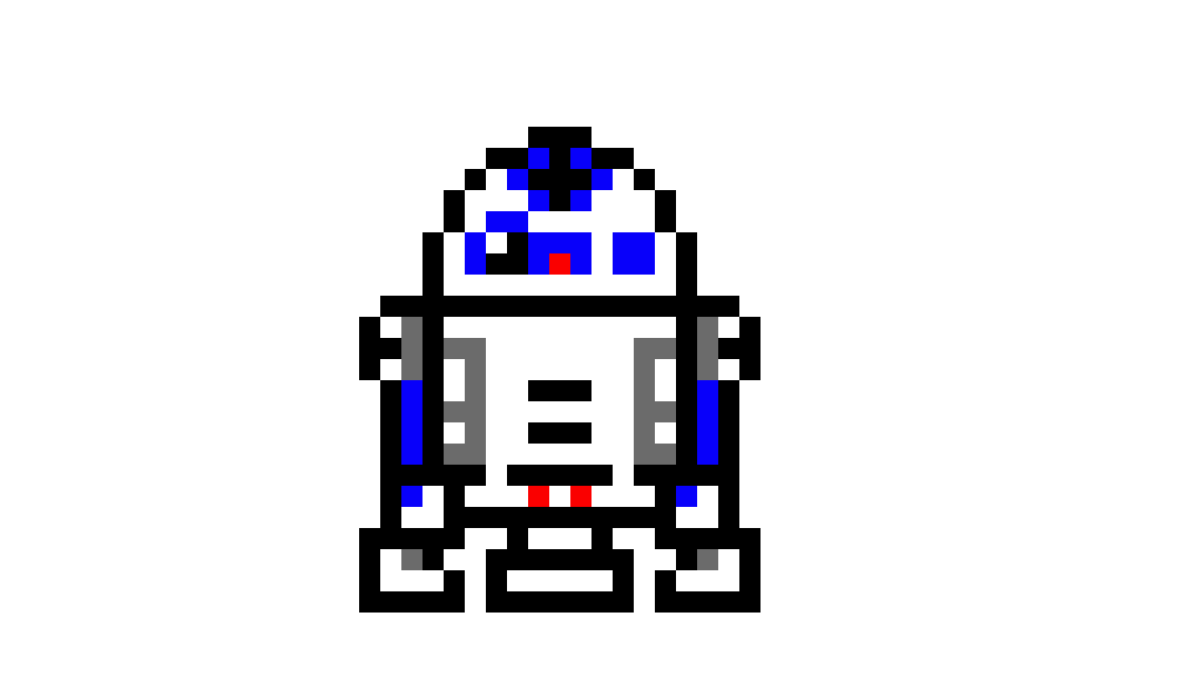 Pixilart - R2D2 by katgro