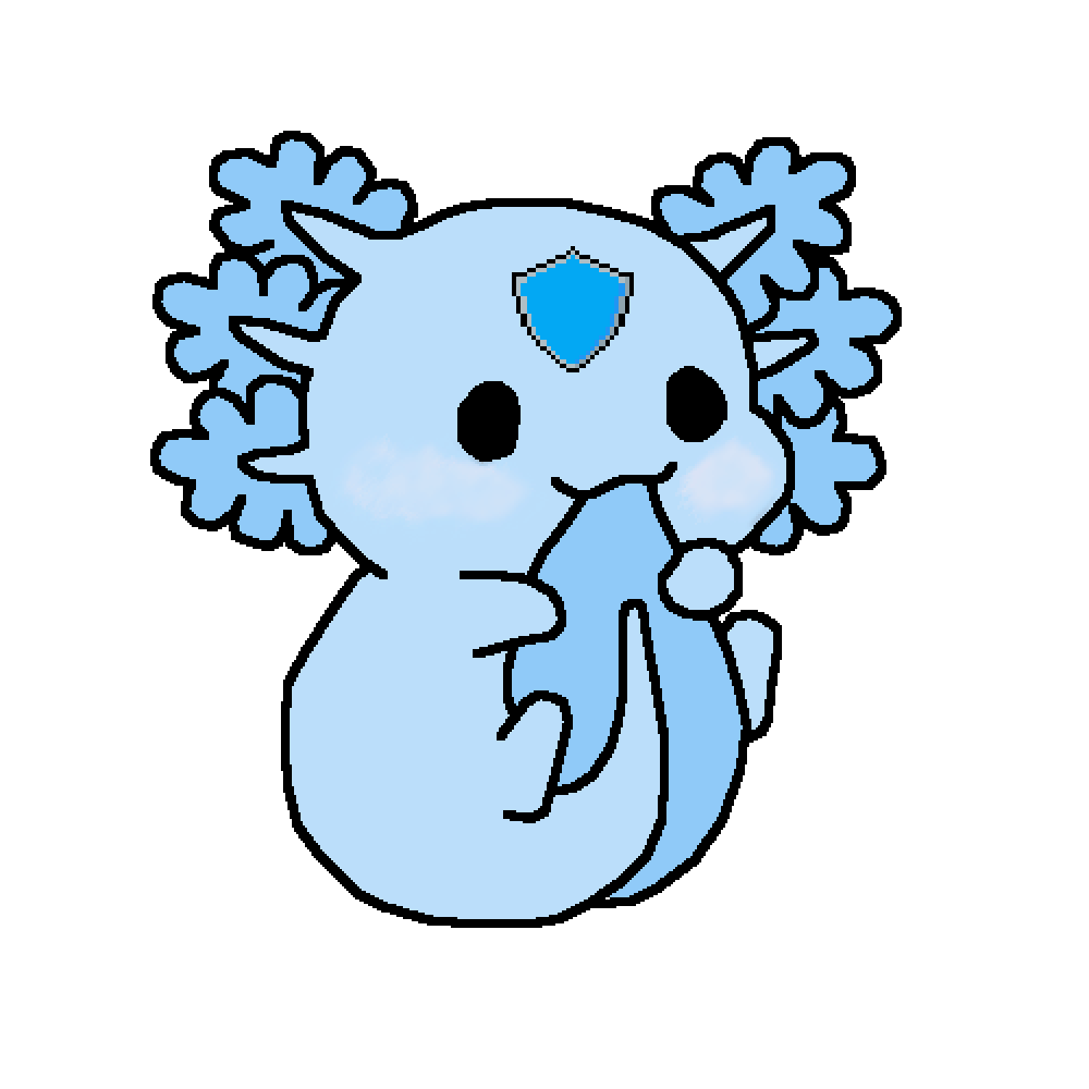 Pixilart - axolotl army by honku-yt