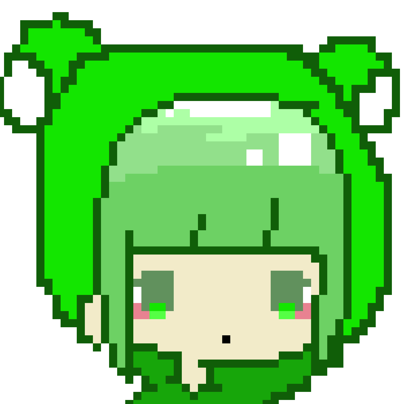 Editing green - Free online pixel art drawing tool - Pixilart