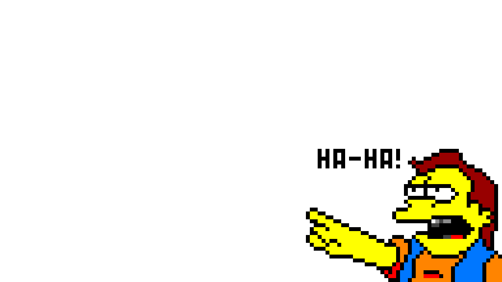 Pixilart - Nelson- The Simpsons by Rinalol