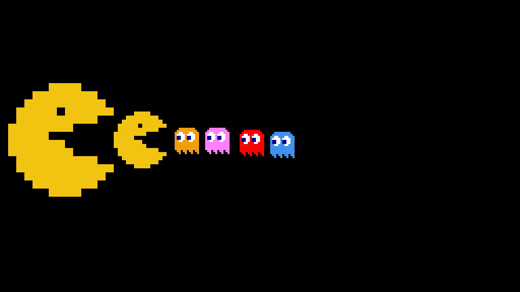 Pixilart - pacman line by Anonymous