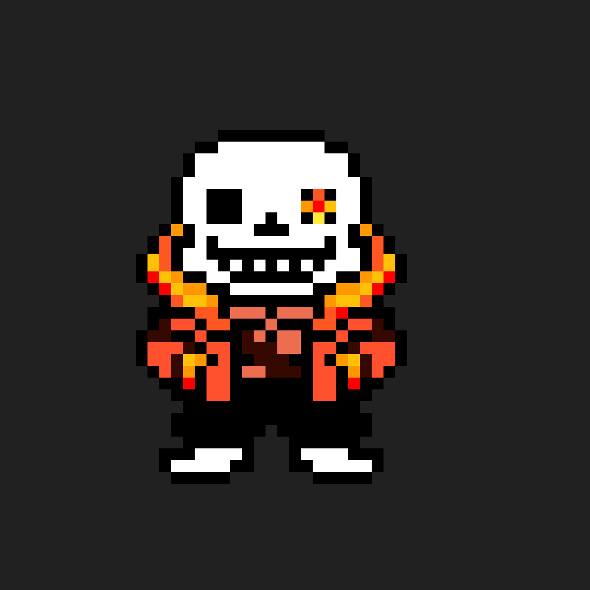 Pixilart - Firetale Sans by 9iTcHy-b0i