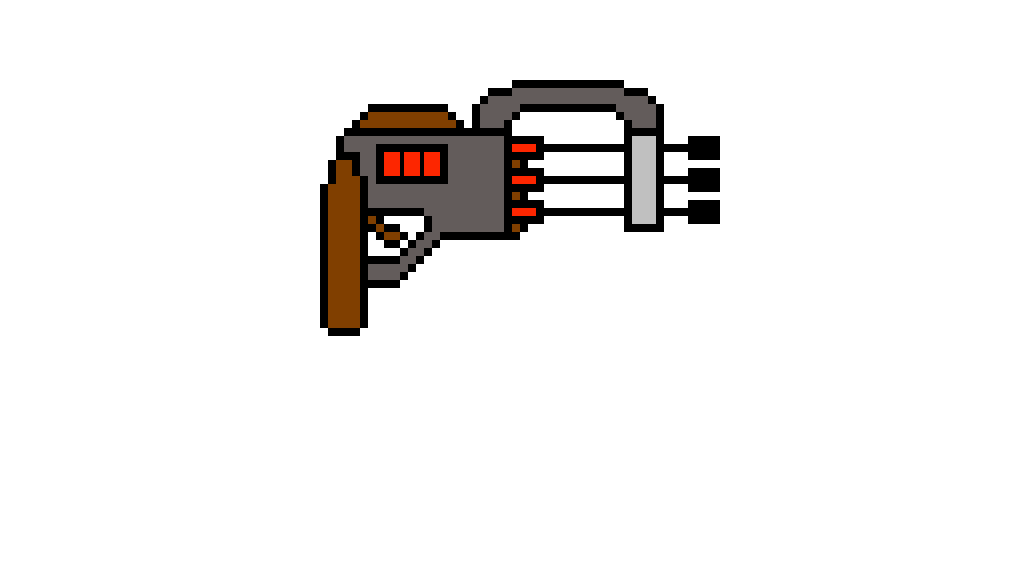 Pixilart - triple laser gun by Damian-Makowski