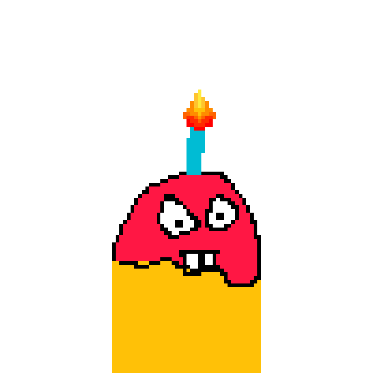 Pixilart - cursed cupcake by gooddrawer1234