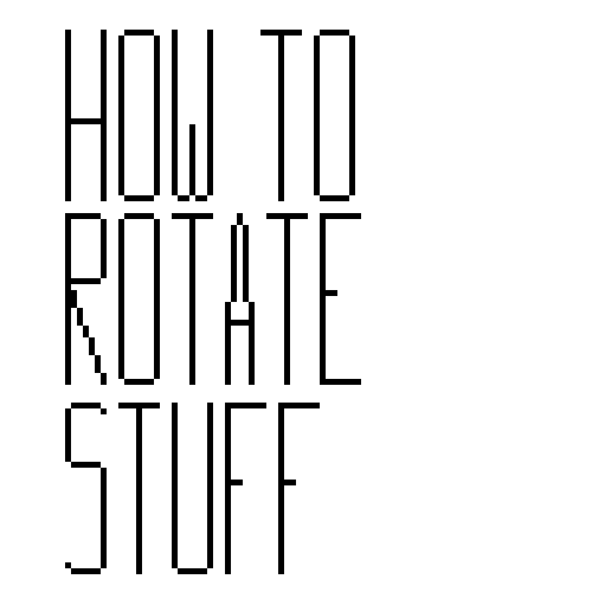 Pixilart - 2: how to rotate stuff by username-here