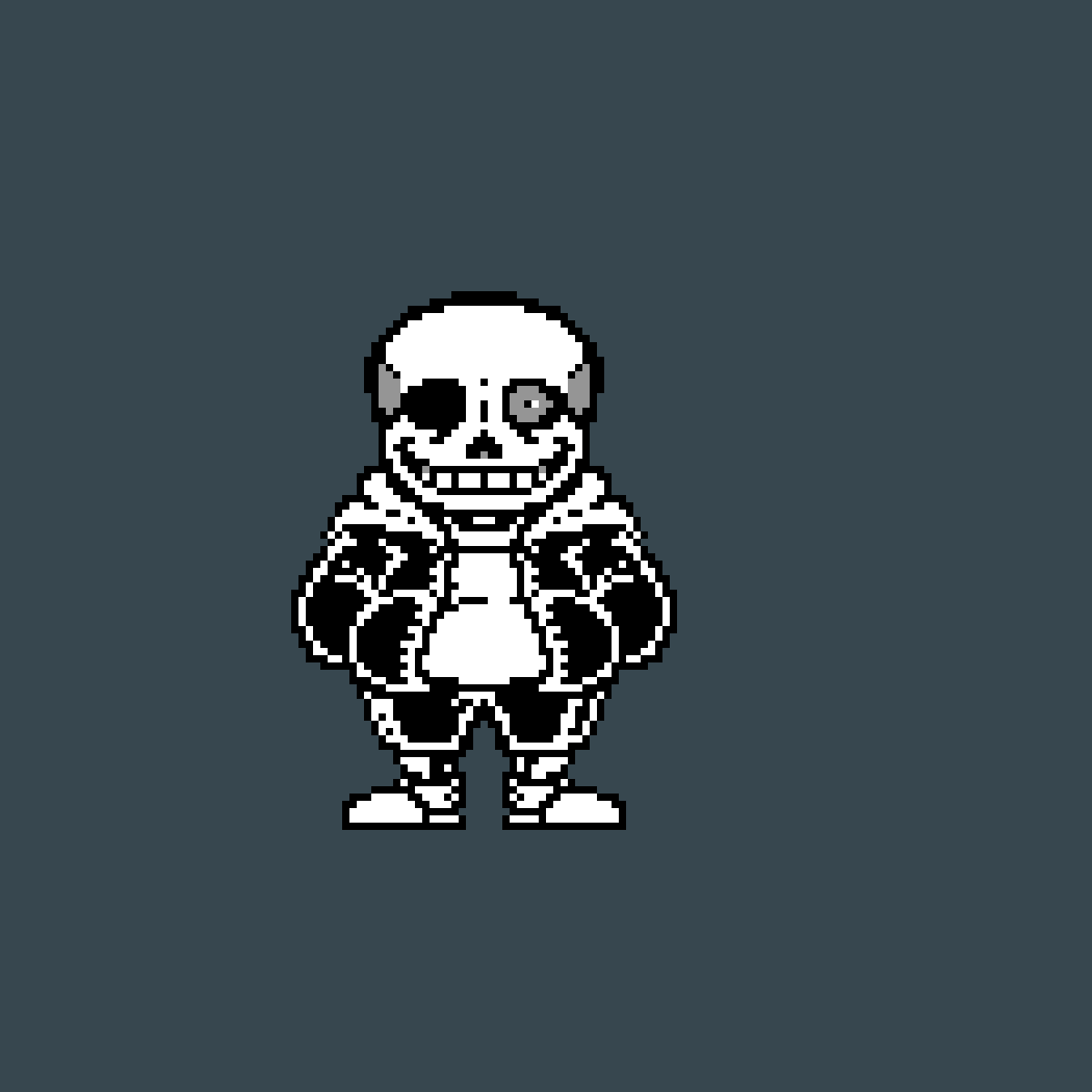 Pixilart - sans by skyleryun123
