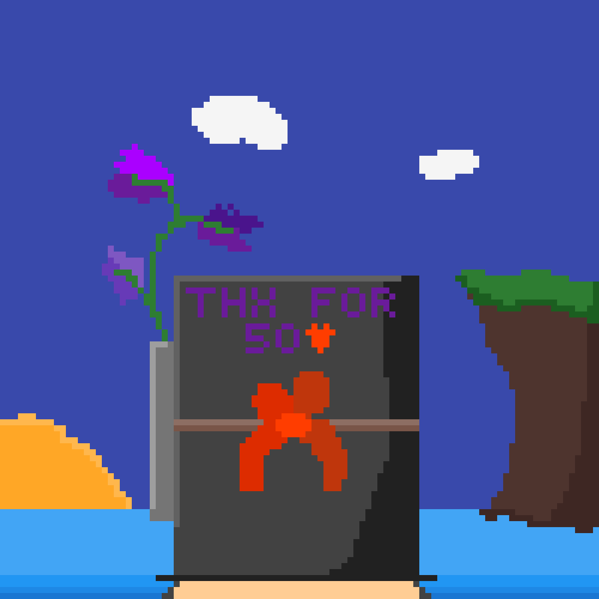 Pixilart - THX FOR 50 HEARTS!! by Burk