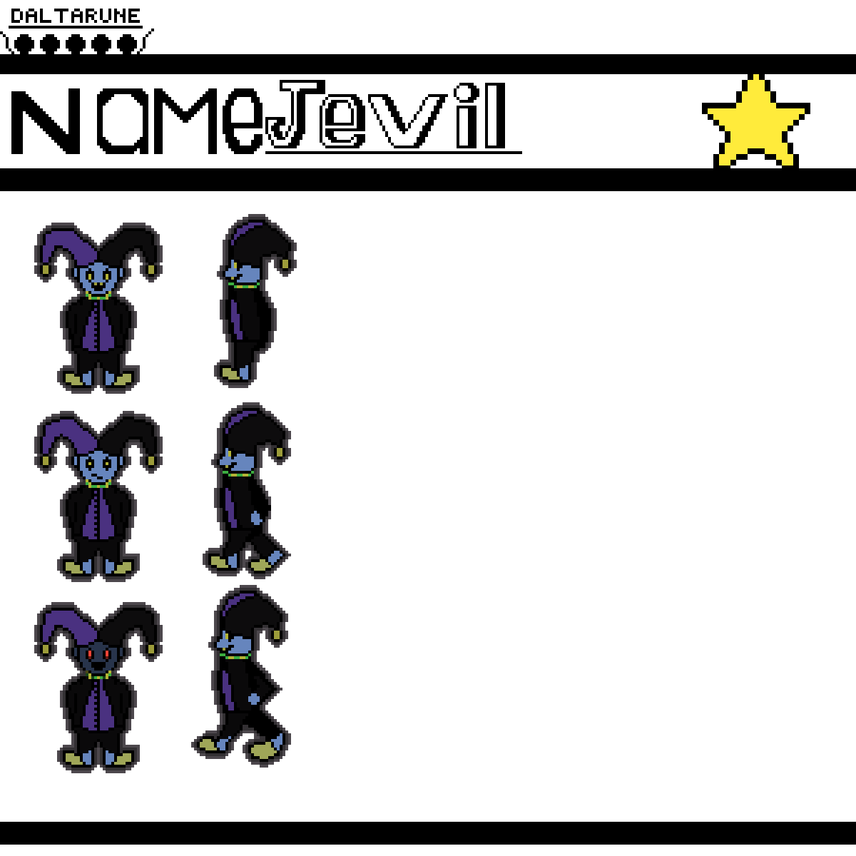 Pixilart - jevil part 1 by Wolfmastersans