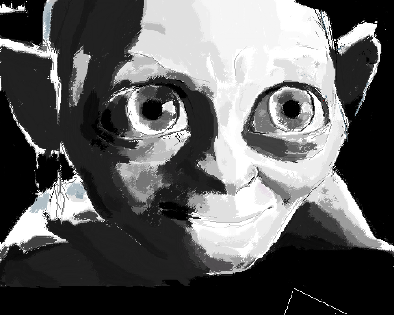 Pixilart - Gollum by ZEDG4MER