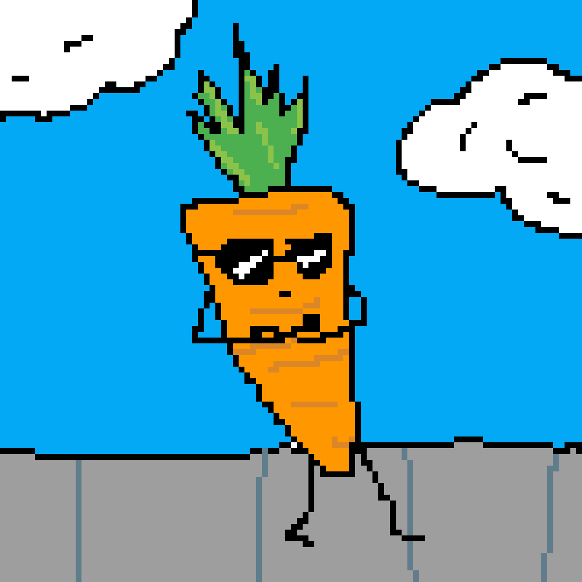 Pixilart - Coolest carrot on the block... by BJTheKing