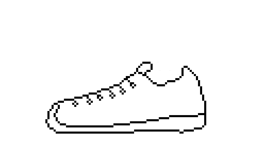 Pixilart - create your own 8-bit shoe! by marsel-music