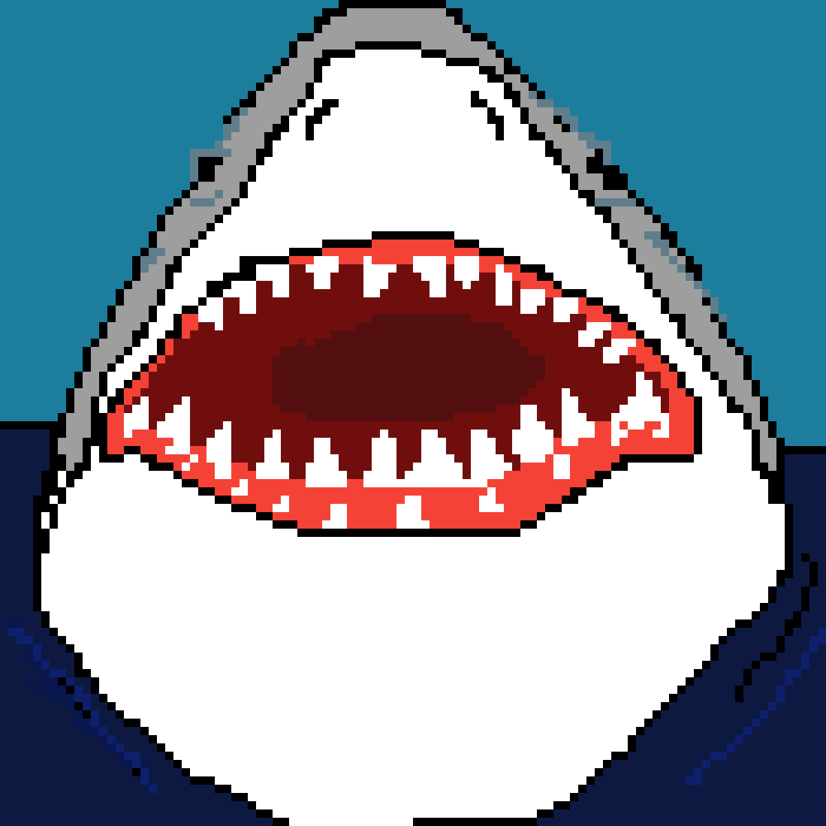 Editing shark - Free online pixel art drawing tool - Pixilart