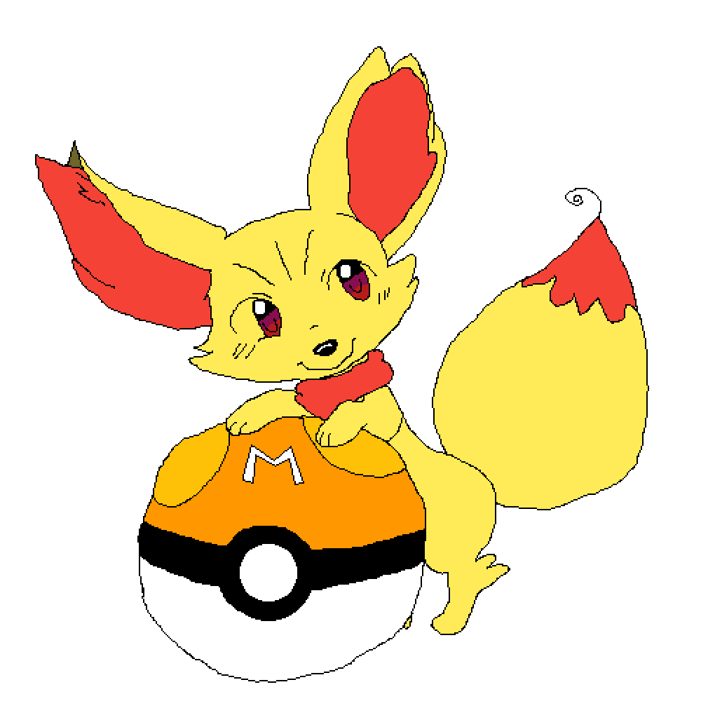 Pixilart - FENNEKIN by GachaWolfyEdits