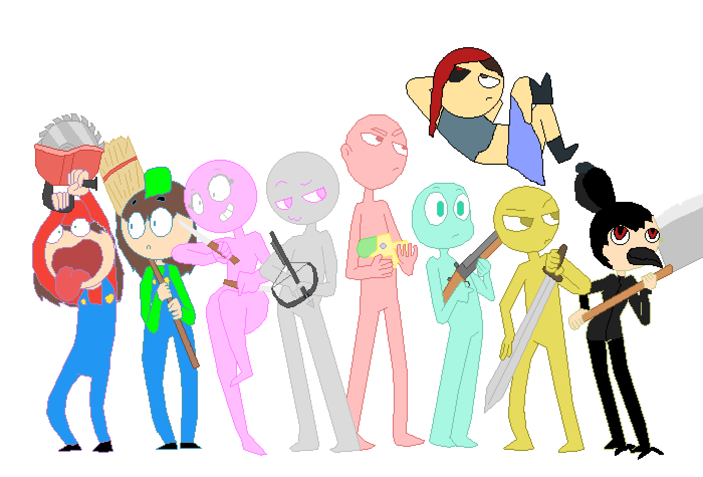 Editing akuma - Free online pixel art drawing tool - Pixilart