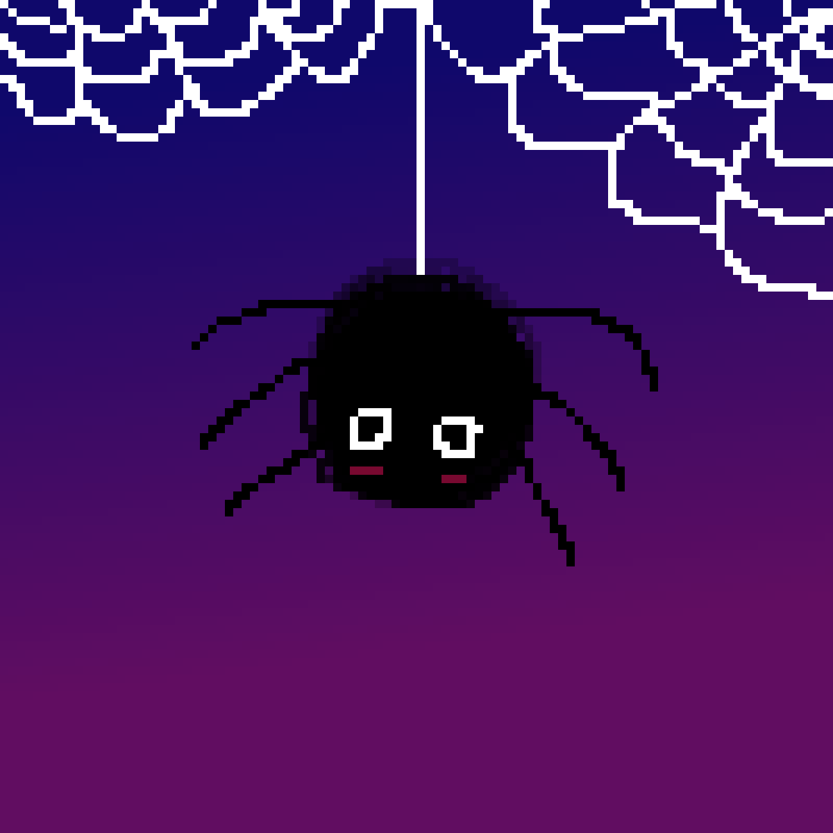 Pixilart - Cute Spider by SouthDakotaGirl