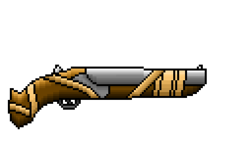 Pixilart - Primitive Shotgun by Caprigale