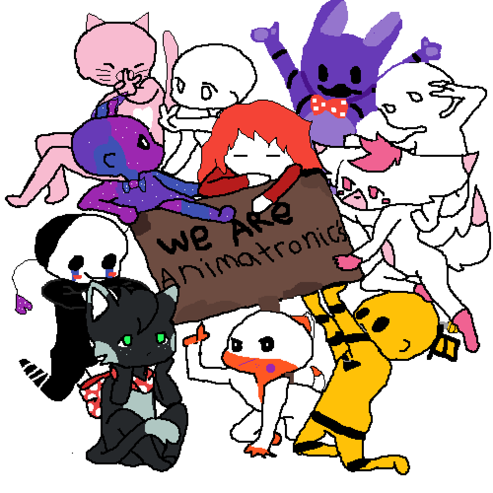 Editing Fnaf - Free online pixel art drawing tool - Pixilart