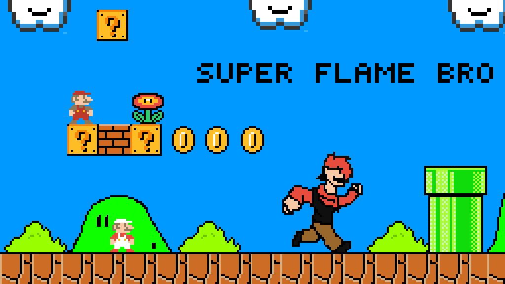 Pixilart - Super Flame Bro by MiggyLeBro