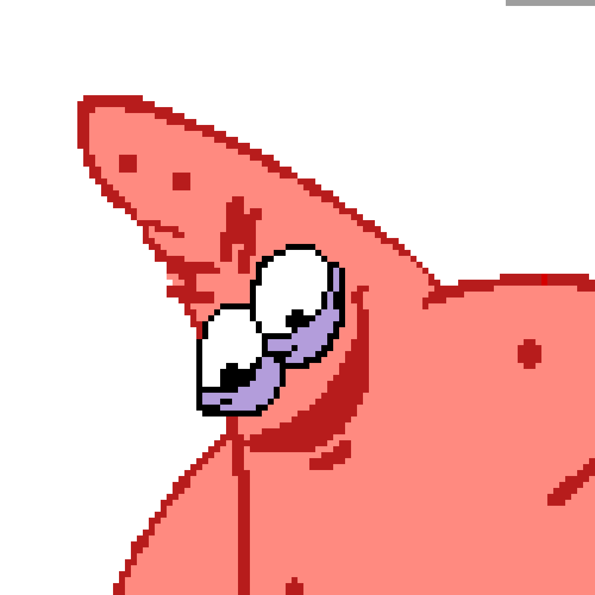 Pixilart - savage patrick star by Dylan123