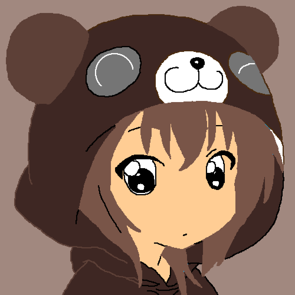 Editing cute bear gacha life - Free online pixel art drawing tool ...